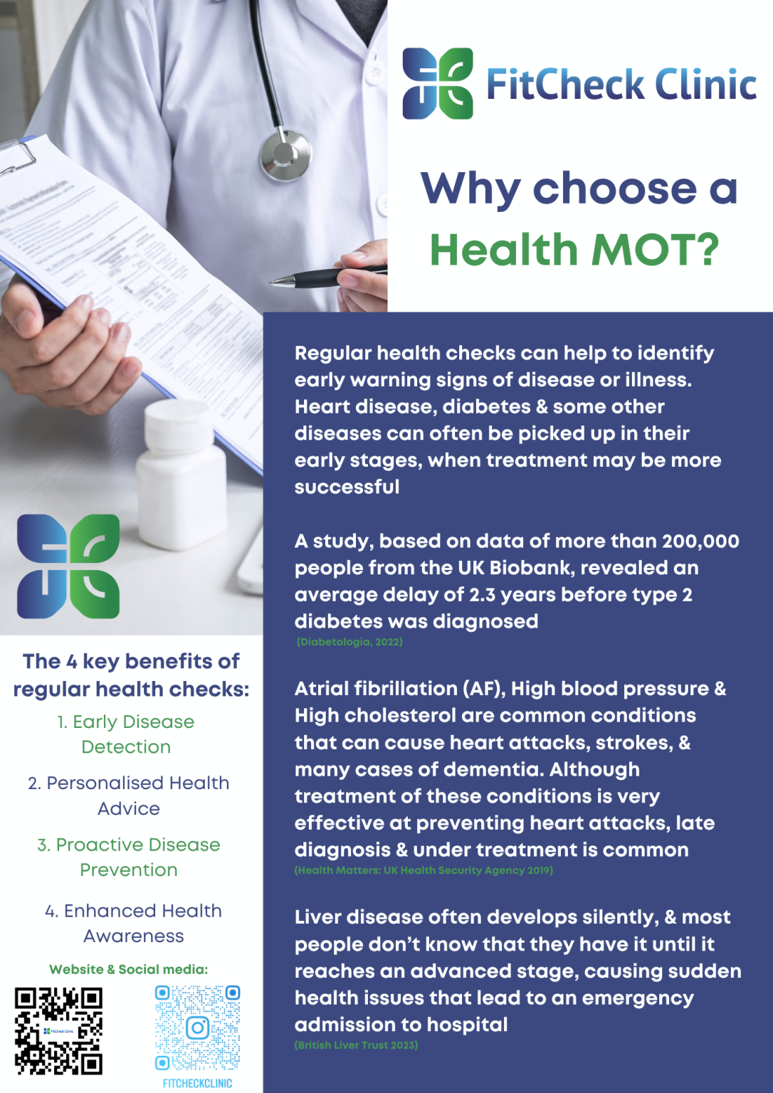 Health MOT Testing | Sheffield | FitCheck Clinic Ltd